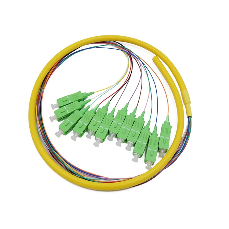 Cable flexible de fibra monomodo SC/APC de 12 núcleos - Owire