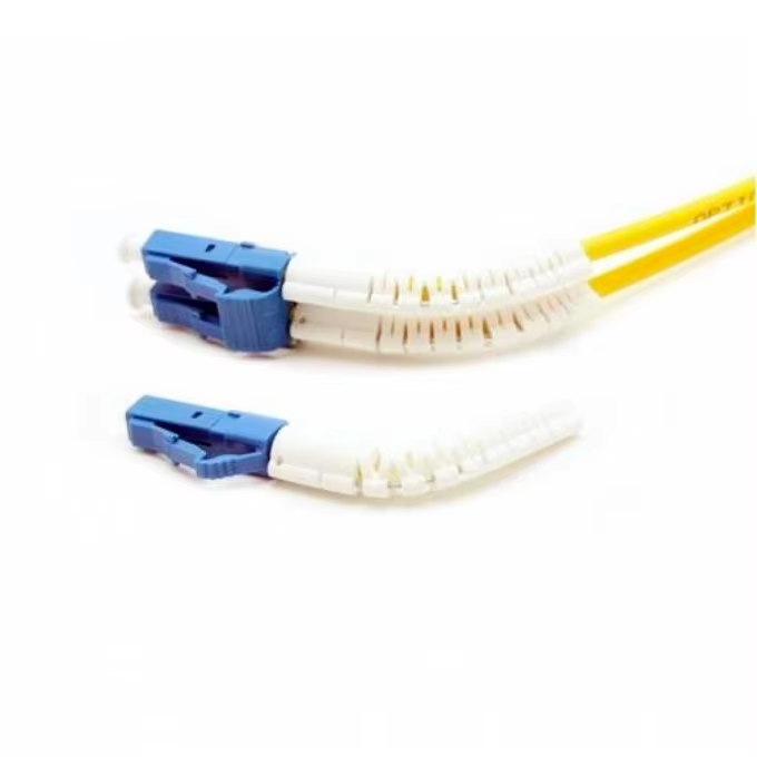 Bend Insensitive LC Fiber patch cord Flex Boot 10GB Multimode OM3 50/ ...