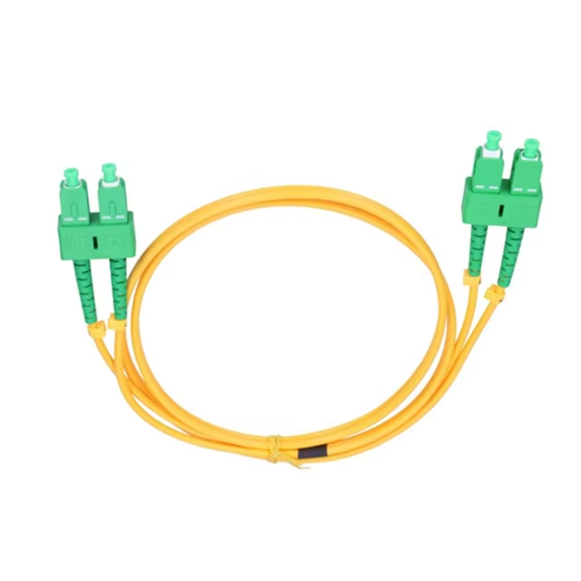 SC APC Fiber Patch Cord singlemode sm 9/125 os2 duplex 3.0mm duplex fiber Optic patch cord - Owire