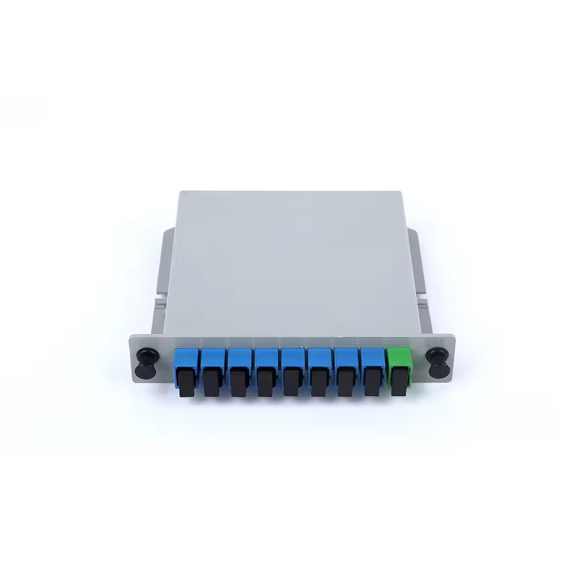 FTTH Cassette Type 1 x 8 PLC Splitter with SC / UPC Fiber Optic ...