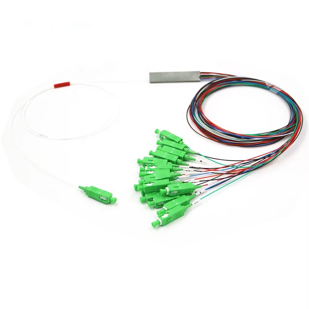 1x2 / 1x4 / 1x8 / 1x16 / 1x32 / 1x64 Fiber Optic Rack Mounted PON PLC ...