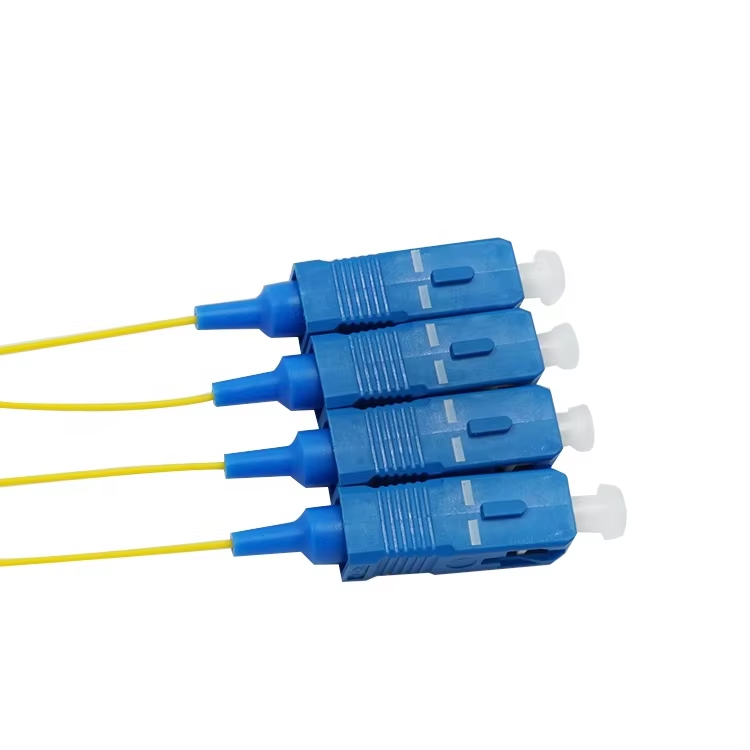 SC UPC Fiber optic pigtail 16 fibers G652D bundle breakout cable - Owire