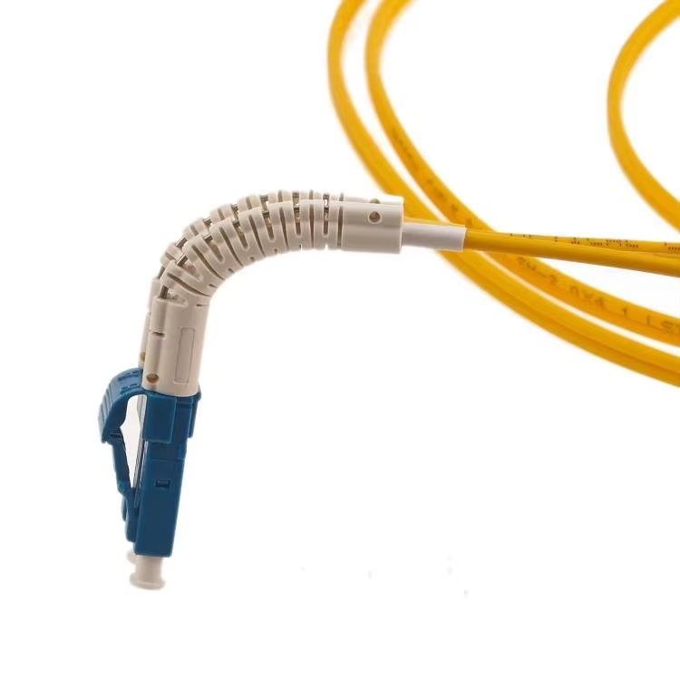 Bend Insensitive LC Fiber patch cord Flex Boot 10GB Multimode OM3 50/ ...