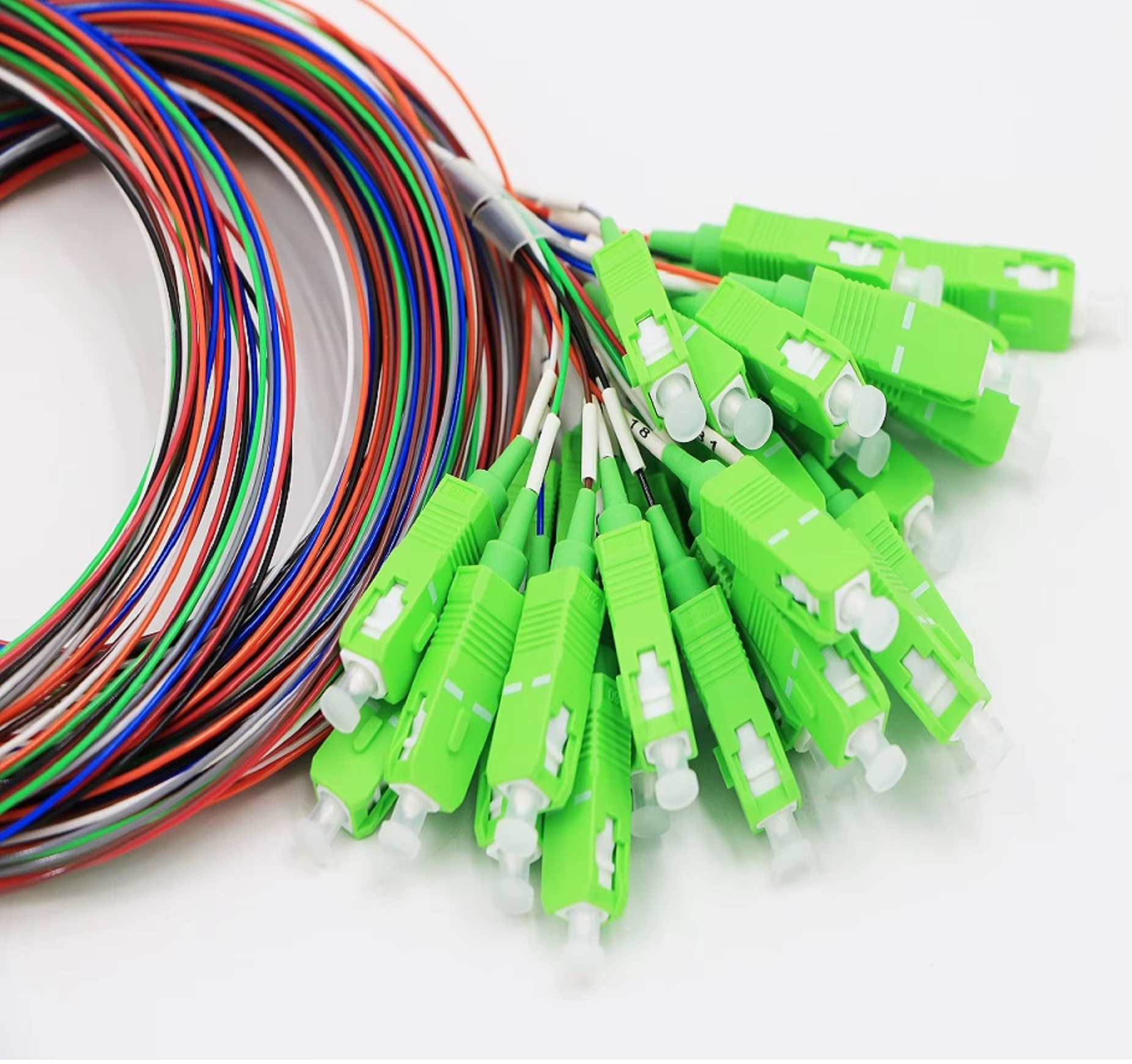 1x16 PLC SC/APC Connector Steel Tube Fiber Optic Splitter - Owire