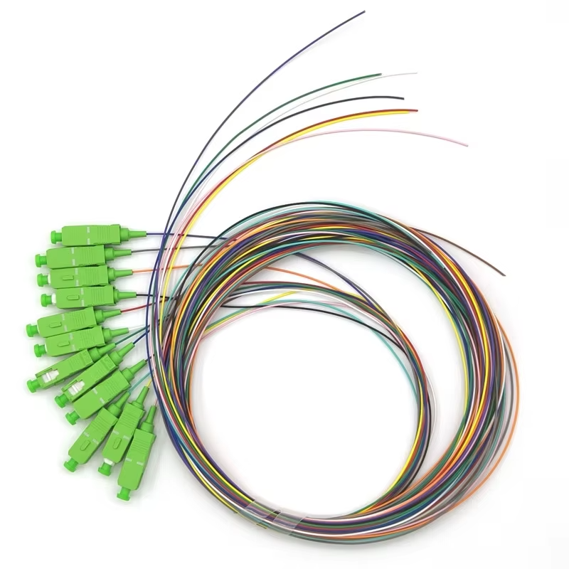 Cable flexible de fibra óptica SC APC de 12 fibras monomodo OS2 SM - Owire