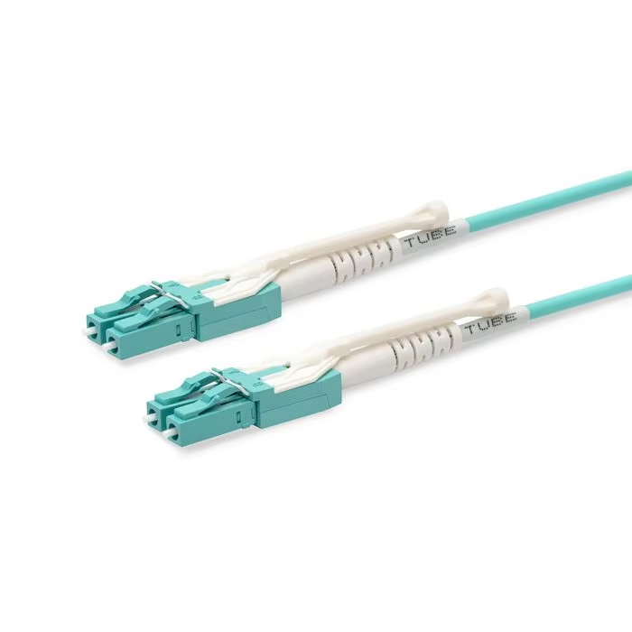 LC to LC Uniboot patch cord OM3 10Gb Duplex Multimode Fiber Optic Cable ...