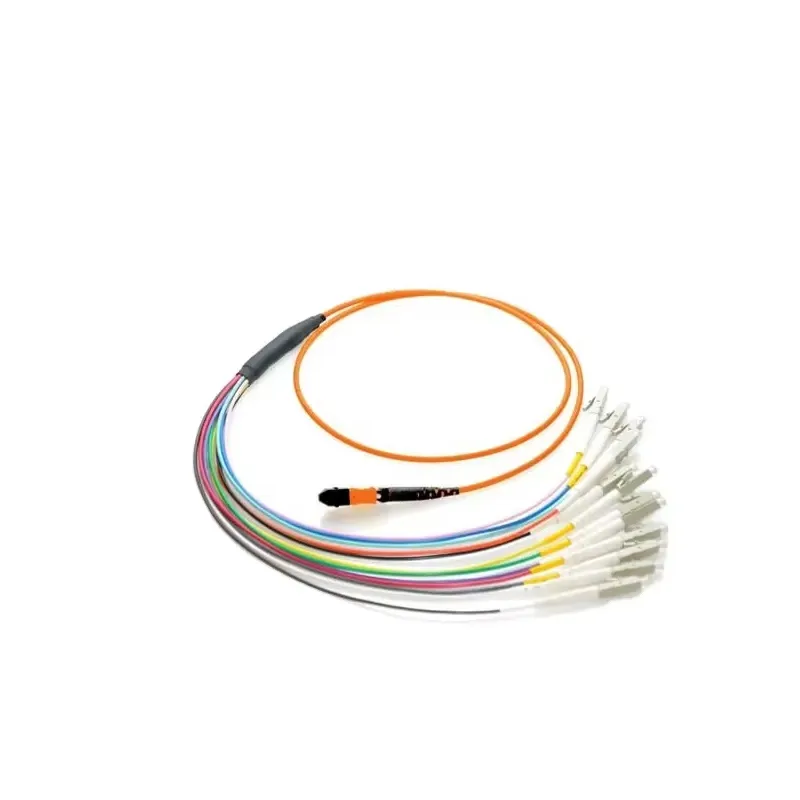 MPO / MTP to LC loose tube Pre - Terminated cable OM2 breakout cable ...