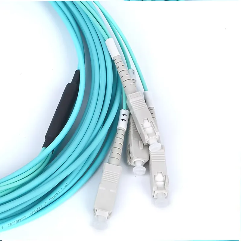 OM4 MPO/UPC to SC/UPC Low Loss Preterminated Jumper mpo fiber patch ...
