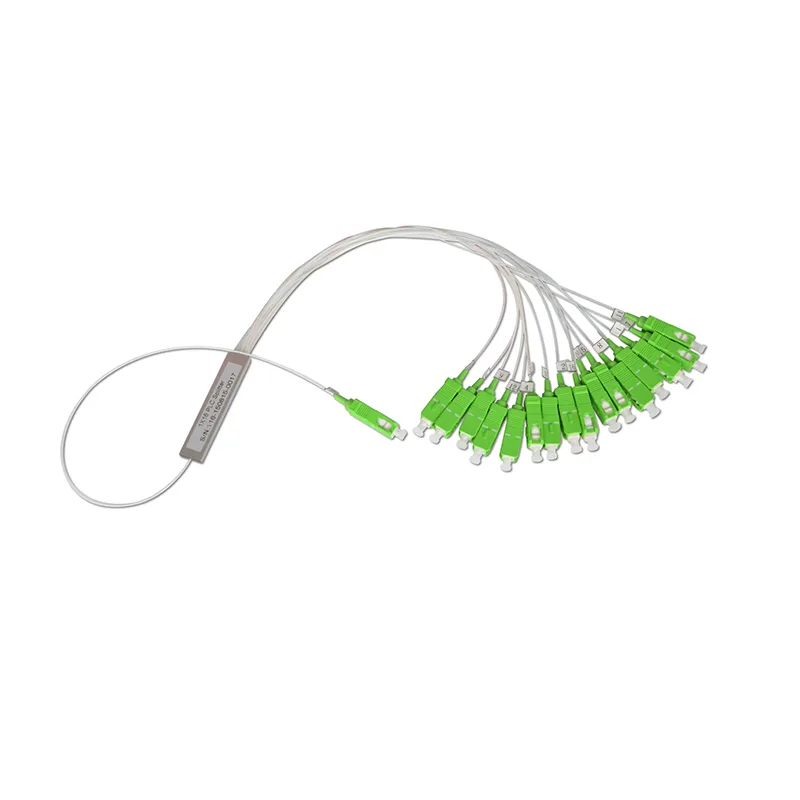 1x16 PLC SC/APC Connector Steel Tube Fiber Optic Splitter - Owire