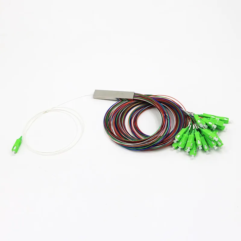 1x16 PLC SC/APC Connector Steel Tube Fiber Optic Splitter - Owire