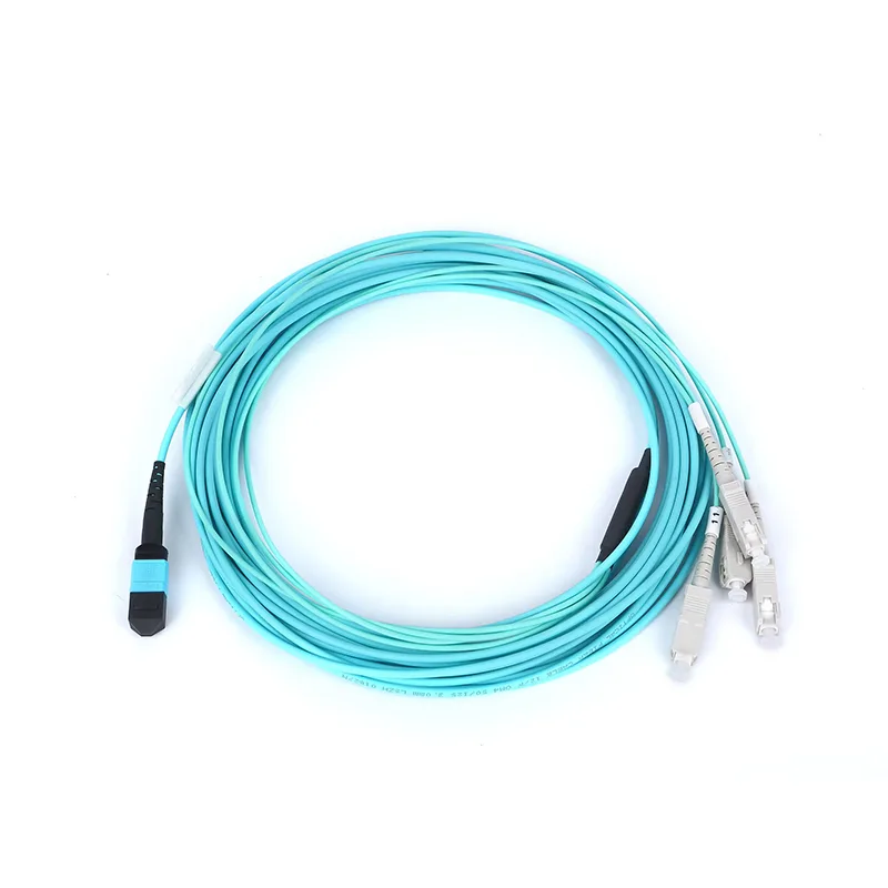 OM4 MPO/UPC to SC/UPC Low Loss Preterminated Jumper mpo fiber patch ...