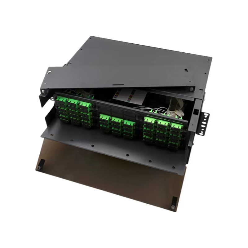 Fiber Optic Patch Panels 96 Cores / 144 Cores Rack Mount Drawing Type ...