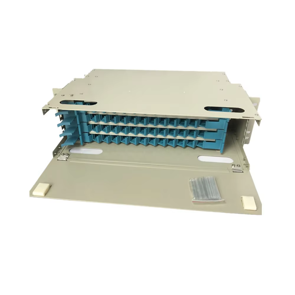 SC, LC, FC or ST 12 core - 288 Cores Rack Mount Fiber Optic Patch Panel ...