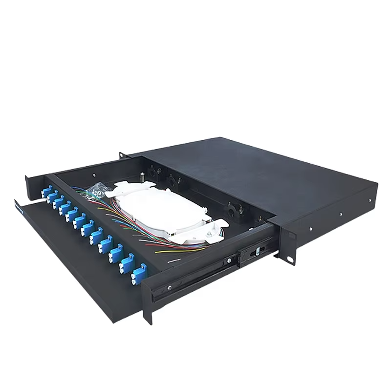 1U 19" Odf 12 Port Fc Apc Fibre Optique ODF - Owire