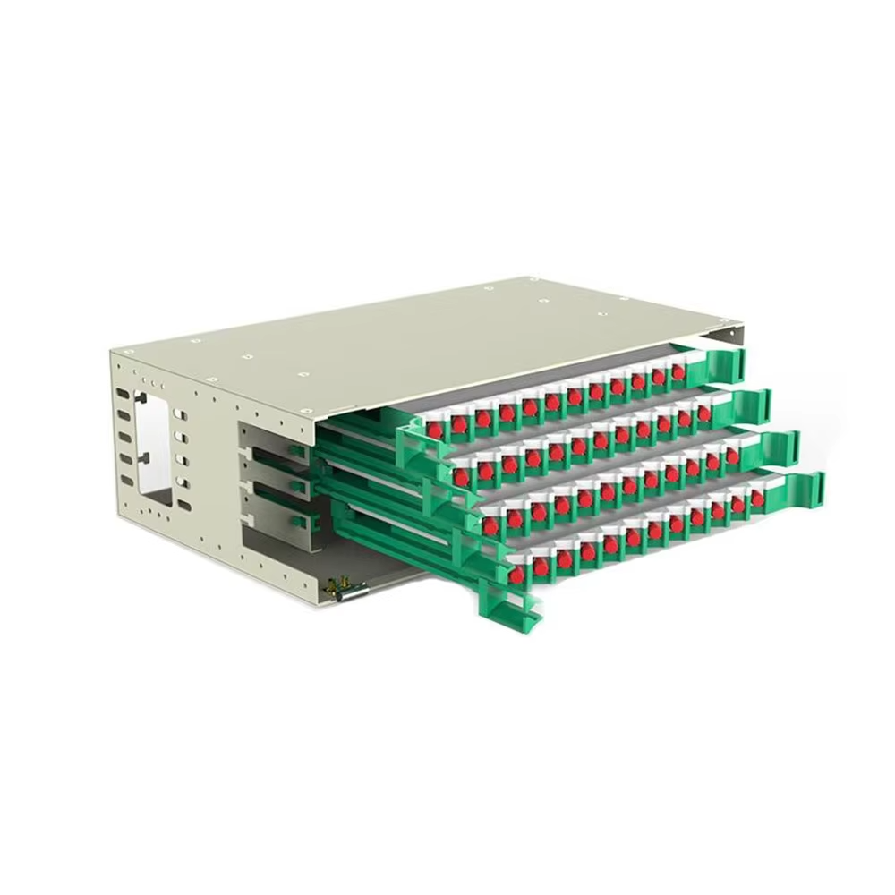 SC, LC, FC or ST 12 core - 288 Cores Rack Mount Fiber Optic Patch Panel ...