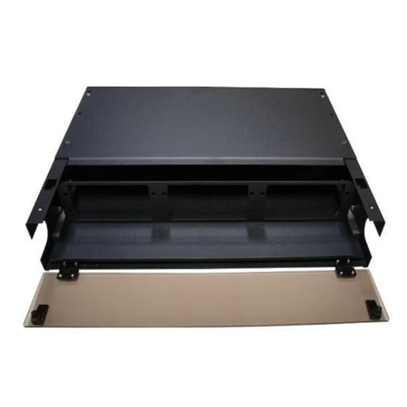 Rack Mount Fiber Enclosure 1U 2U 3U 4U Fully LGX Compatible Slide-out ...
