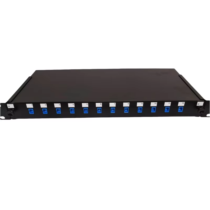 LC 12 core simplex sc connector patch panel metal fiber splice ...