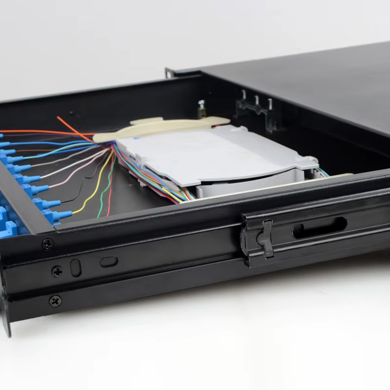1U 19" Odf 12 Port Fc Apc Fibre Optique ODF - Owire