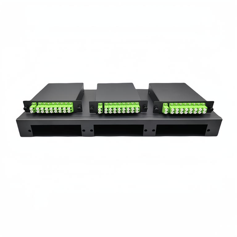 3pcs 1x8 Fiber Optic Cassette Plc Splitter For FTTA Rack Mount Patch ...
