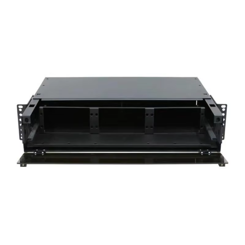 Rack Mount Fiber Enclosure 1U 2U 3U 4U Fully LGX Compatible Slide-out ...