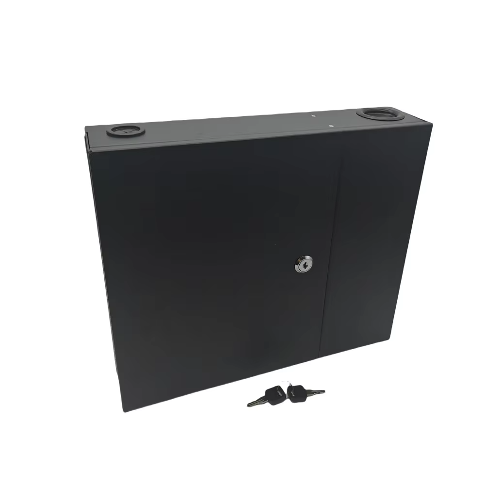 24 Couplers SC Simplex Indoor Wall Mounted Fiber Optic Distribution Box ...