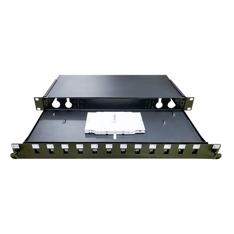 LC 12 core simplex sc connector patch panel metal fiber splice ...