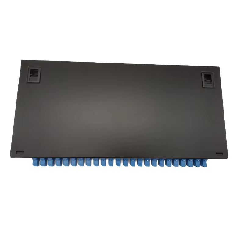 FTTH 48core 1U 19inch odf 48 port rack mount 2 Splice Cassettes fiber ...