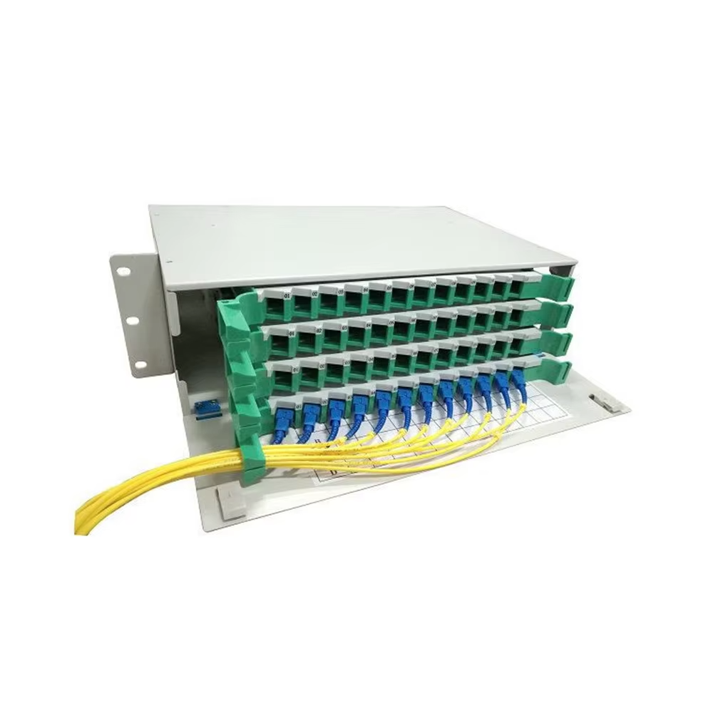 SC, LC, FC or ST 12 core - 288 Cores Rack Mount Fiber Optic Patch Panel ...