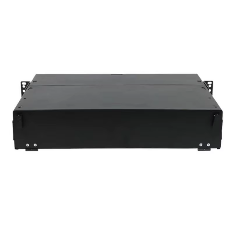 Gabinete de fibra para montaje en rack 1U 2U 3U 4U Bandeja deslizable totalmente compatible con ...