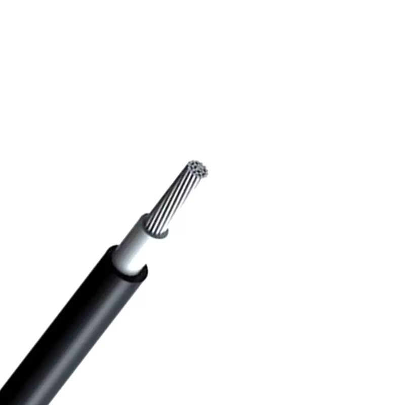 Flat / Round 10 Gauge Pv Wire , Pantone Insulation Twin Core Solar ...
