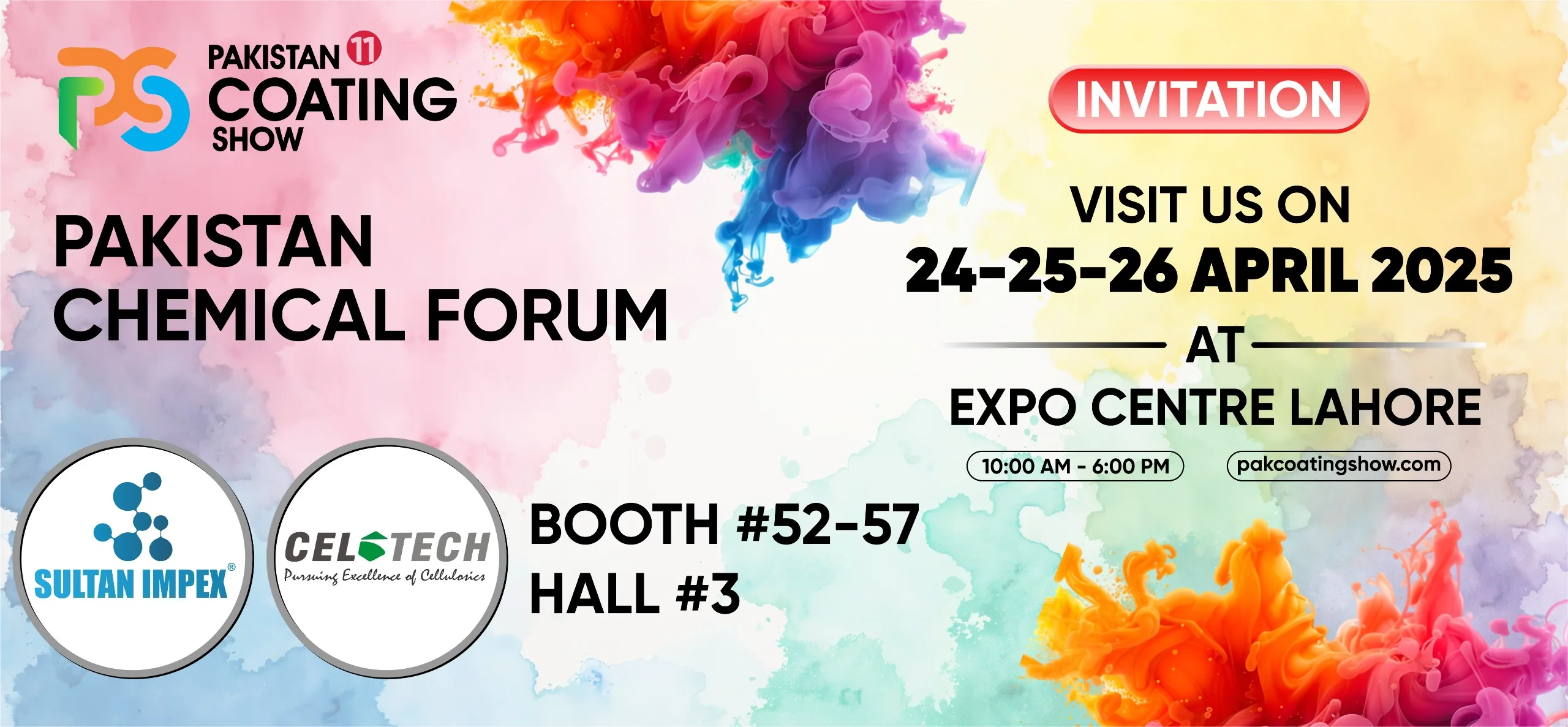Celotech at Pakistan Coating Show 2025 | Cellulose Ether & RDP Supplier